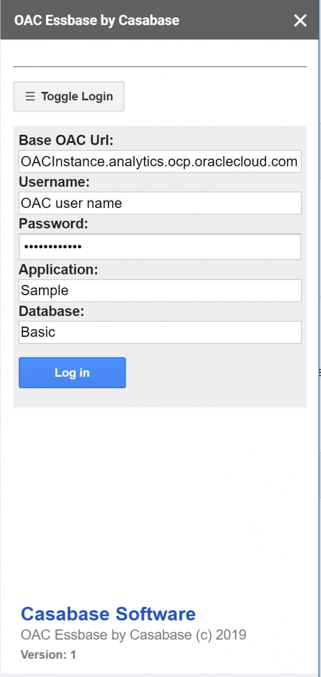 Introducing the “OAC Essbase by Casabase” Google Sheets Add-On – Casabase Software